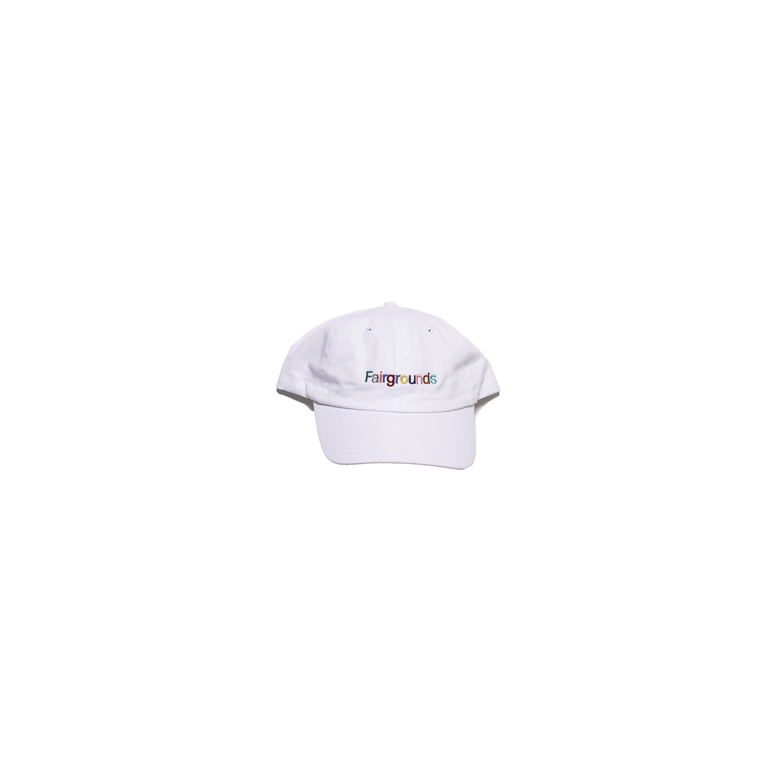 Logo Dad Hat - White – Fairgrounds